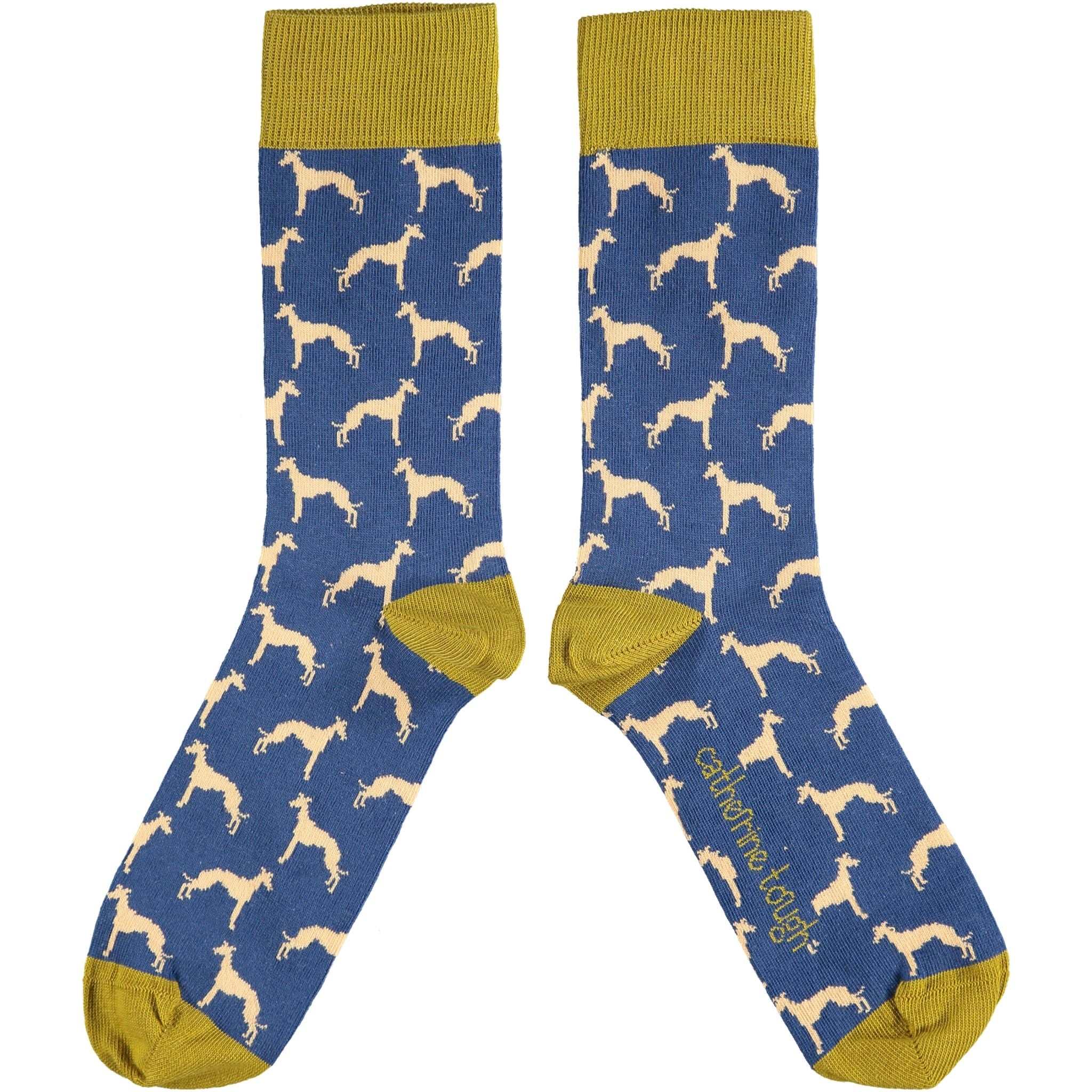 Women's Navy Whippet Organic Cotton Ankle Socks – Catherine Tough