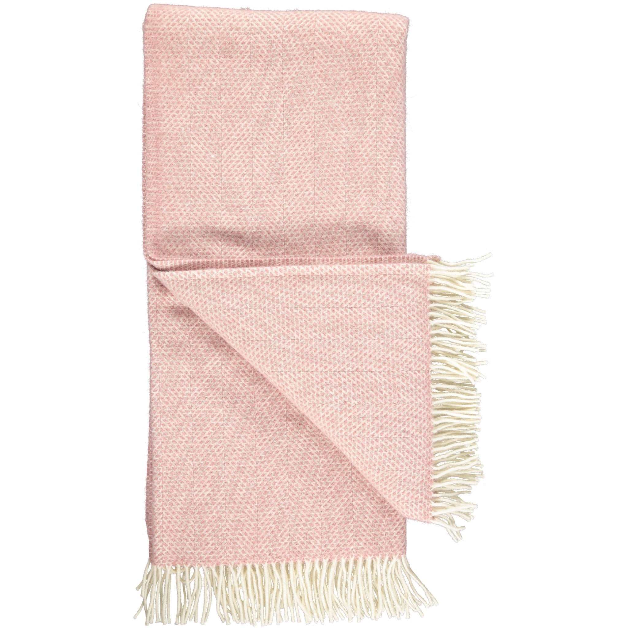 Dusky Pink Fishbone New Wool Throw – Catherine Tough
