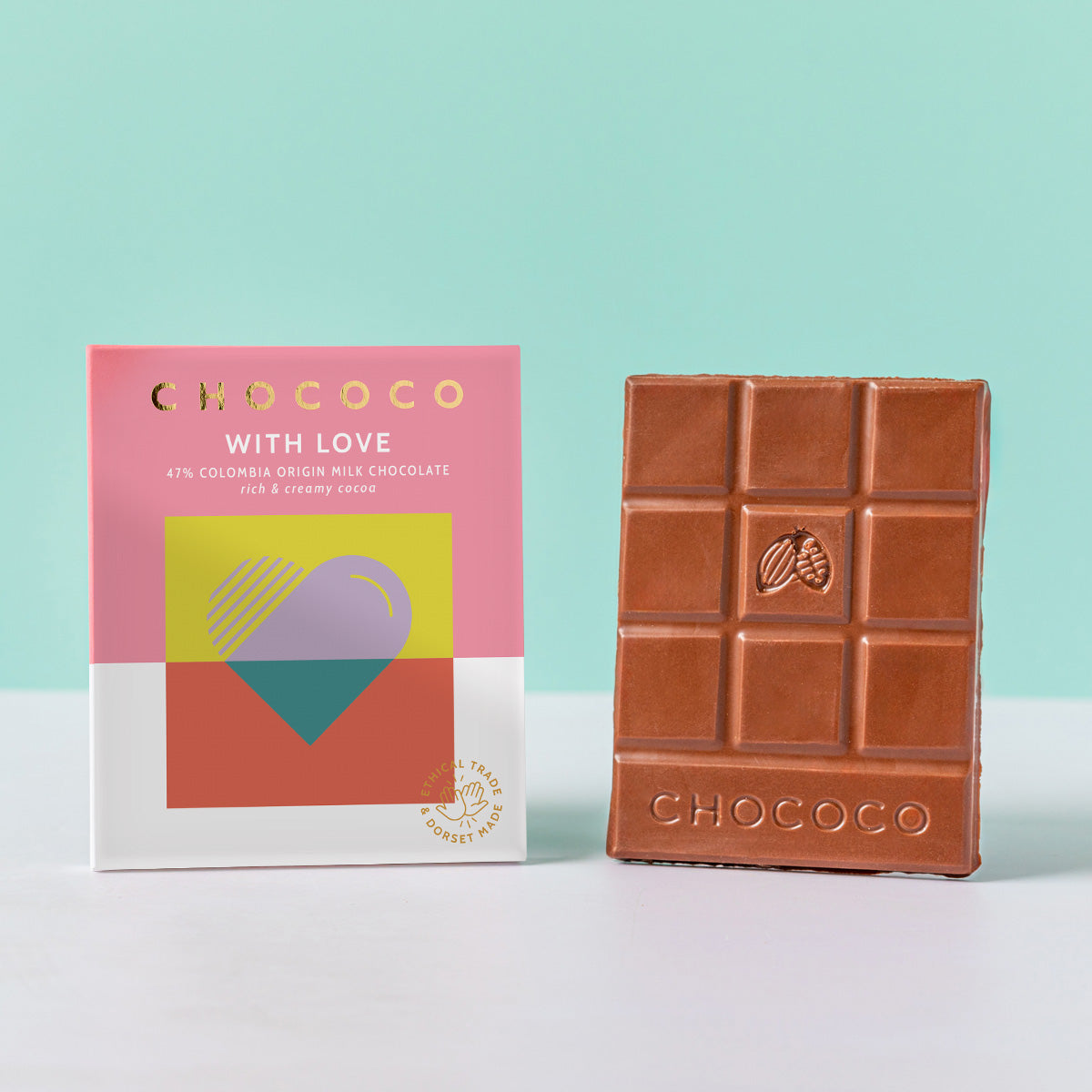 Chococo | WITH LOVE - 47% Milk Chocolate Bar – Catherine Tough