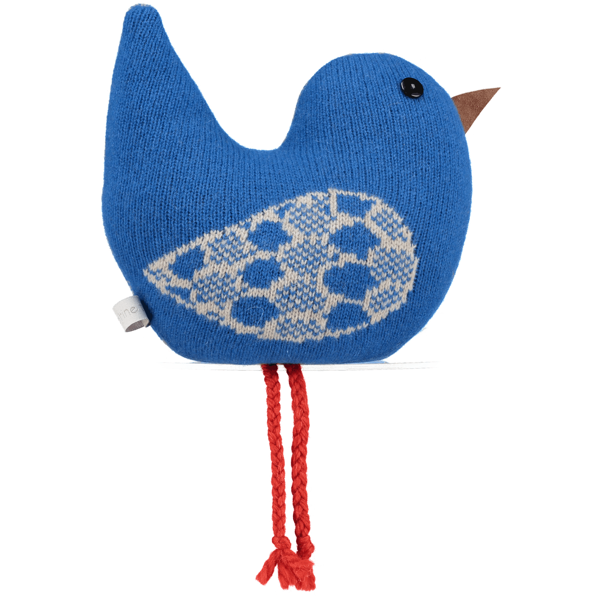 Large Knitted Feather Blue Chick With Lavender – Catherine Tough